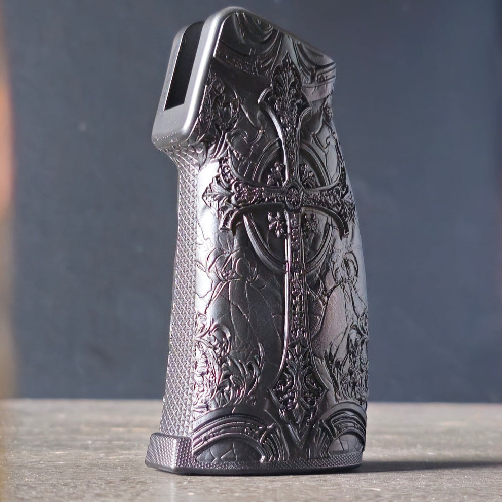 AR Vertical Grip - Cross - Lambda