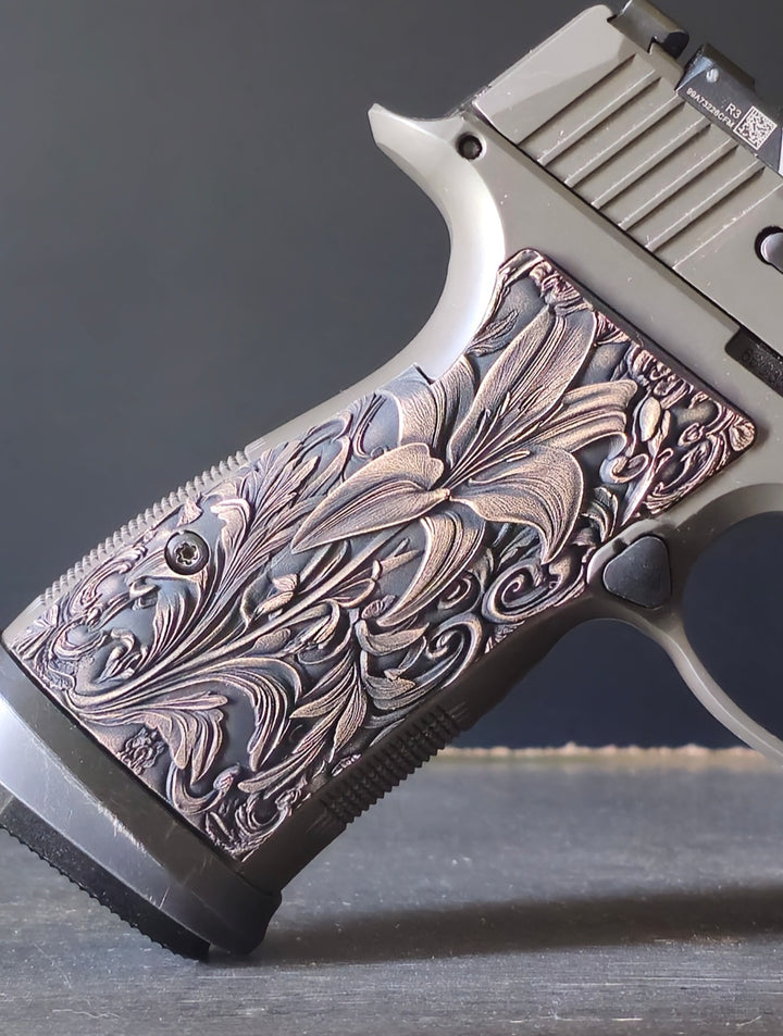 Custom P365 AXG Legion Grips | Artistry & Performance - Lambda