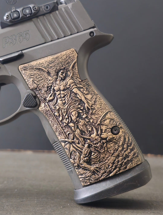 Custom P365 AXG Legion Grips | Artistry & Performance - Lambda