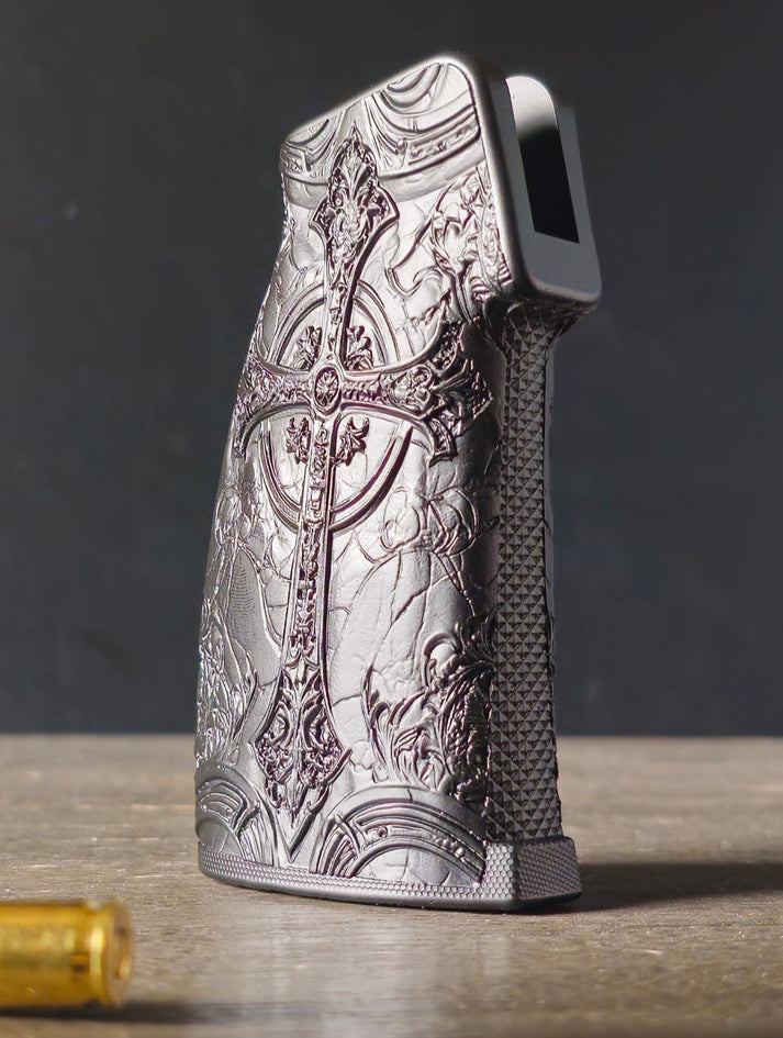 AR Vertical Grip - Cross - Lambda
